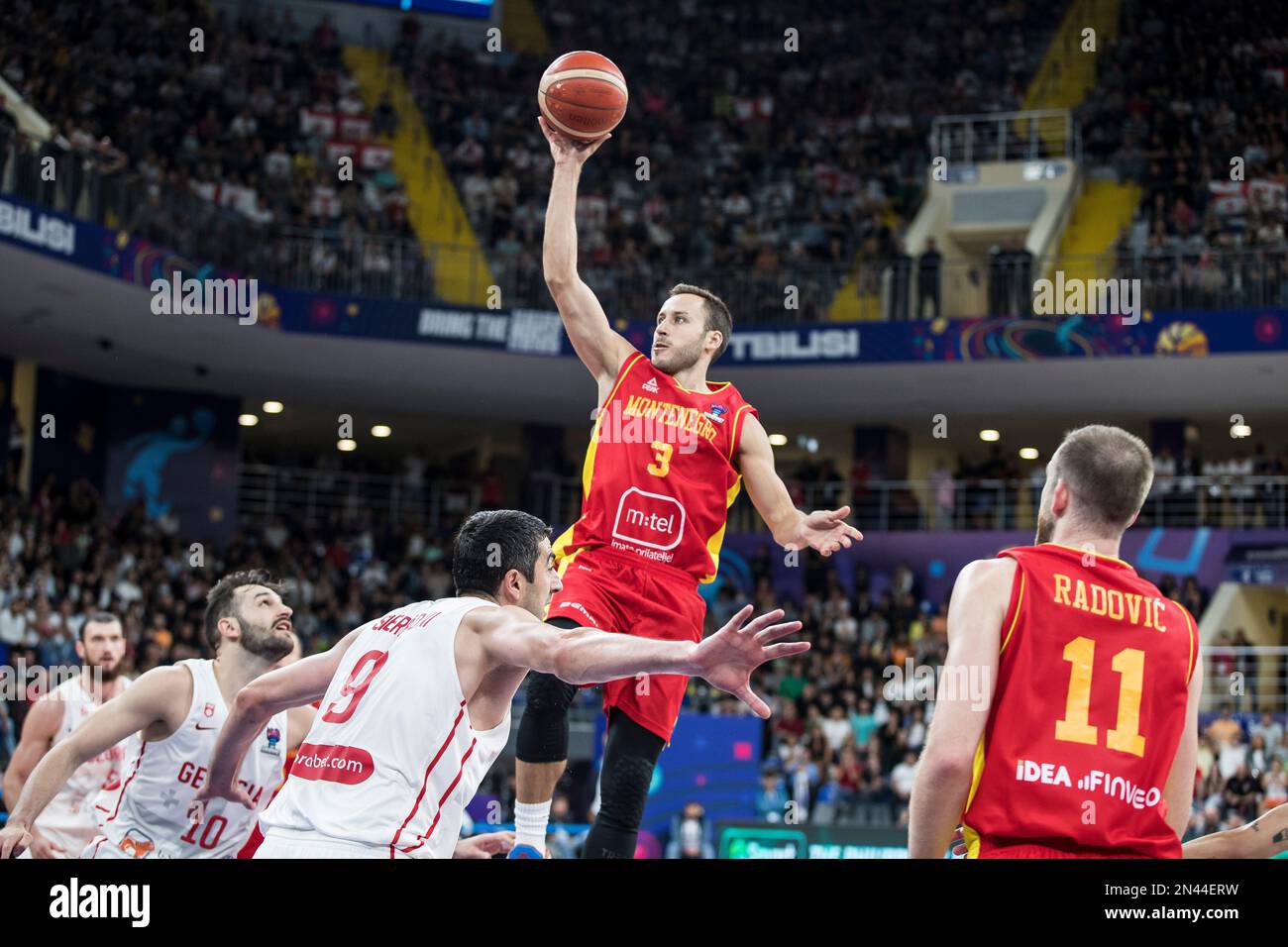 Tbilisi, Georgia, 7 September 2022. Vladimir Mihailovic of Montenegro ...