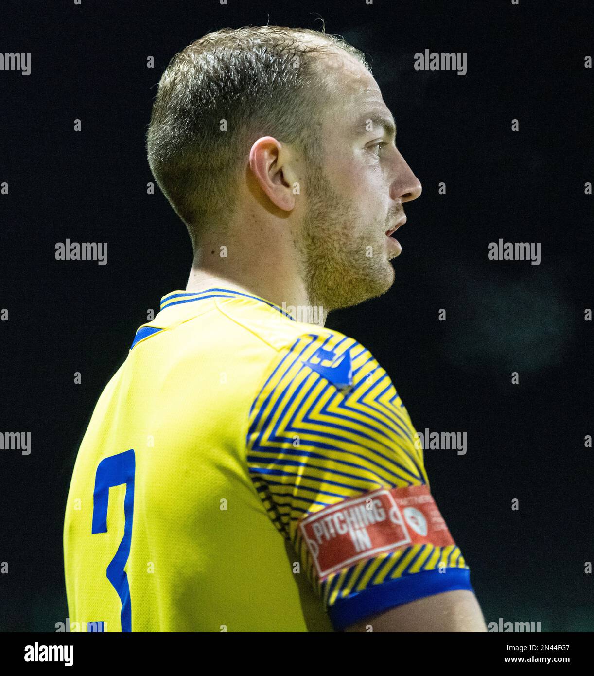 Chester, Cheshire, England. 7th February 2023. Warrington’s Mitch ...