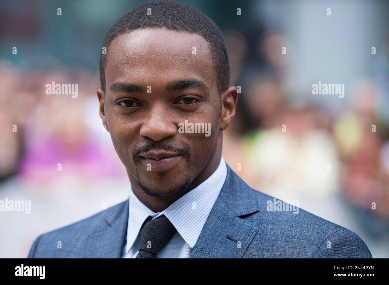 Actor Anthony Mackie seen at the "Black And White" premiere at Roy ...