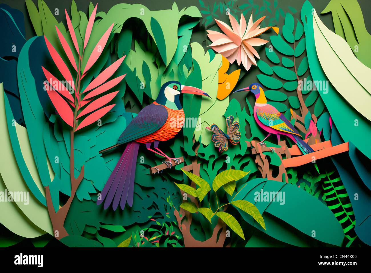 Tropical exotic vegetation hi-res stock photography and images - Alamy