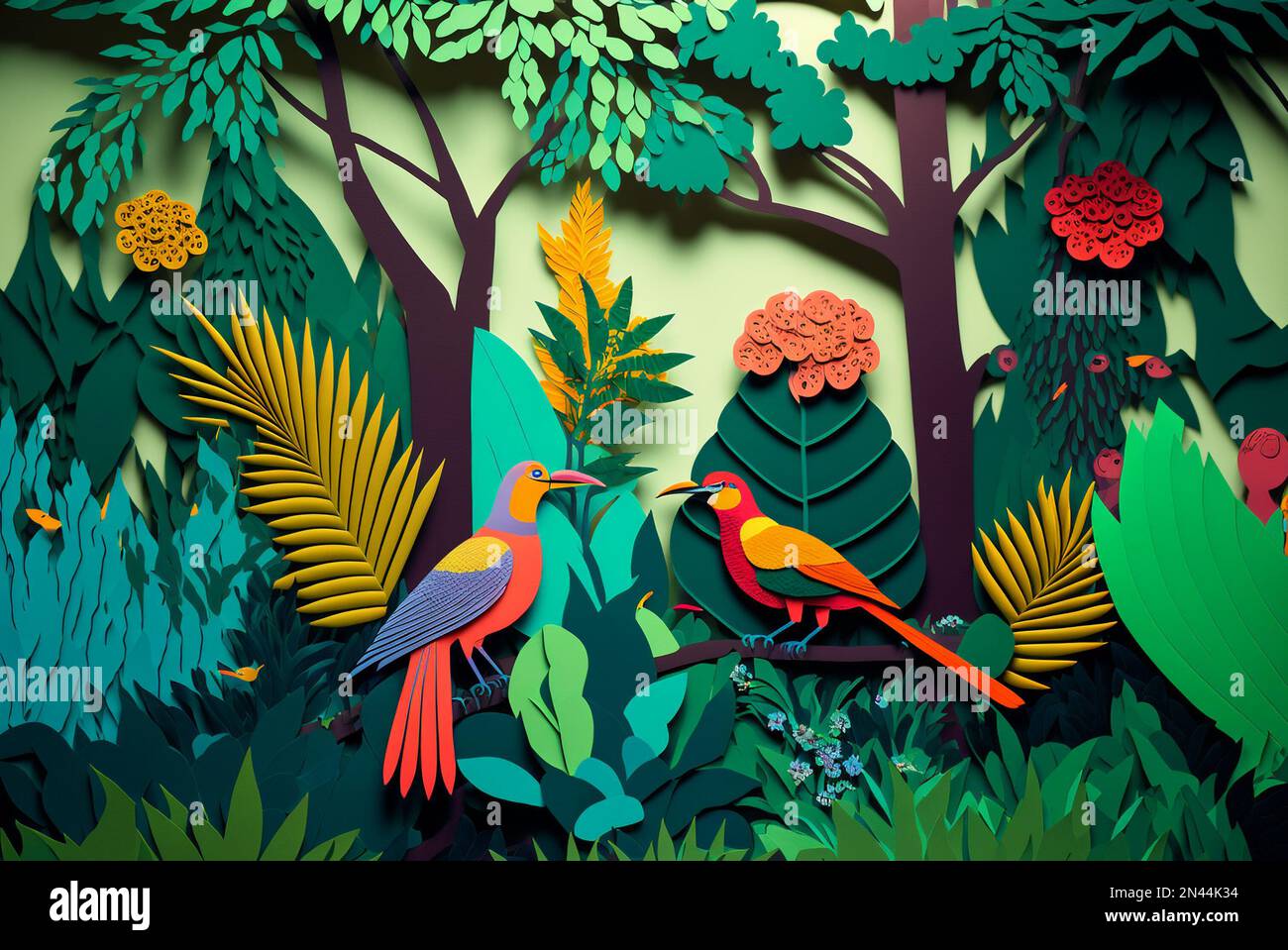 Flora and fauna collage hi-res stock photography and images - Alamy