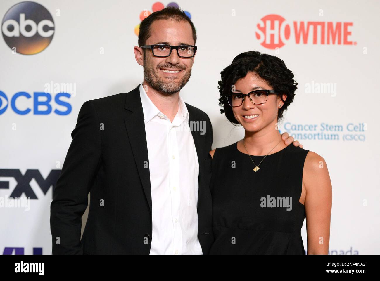 Evan Williams, left, and Sara Williams arrive at the 4th Annual Stand ...