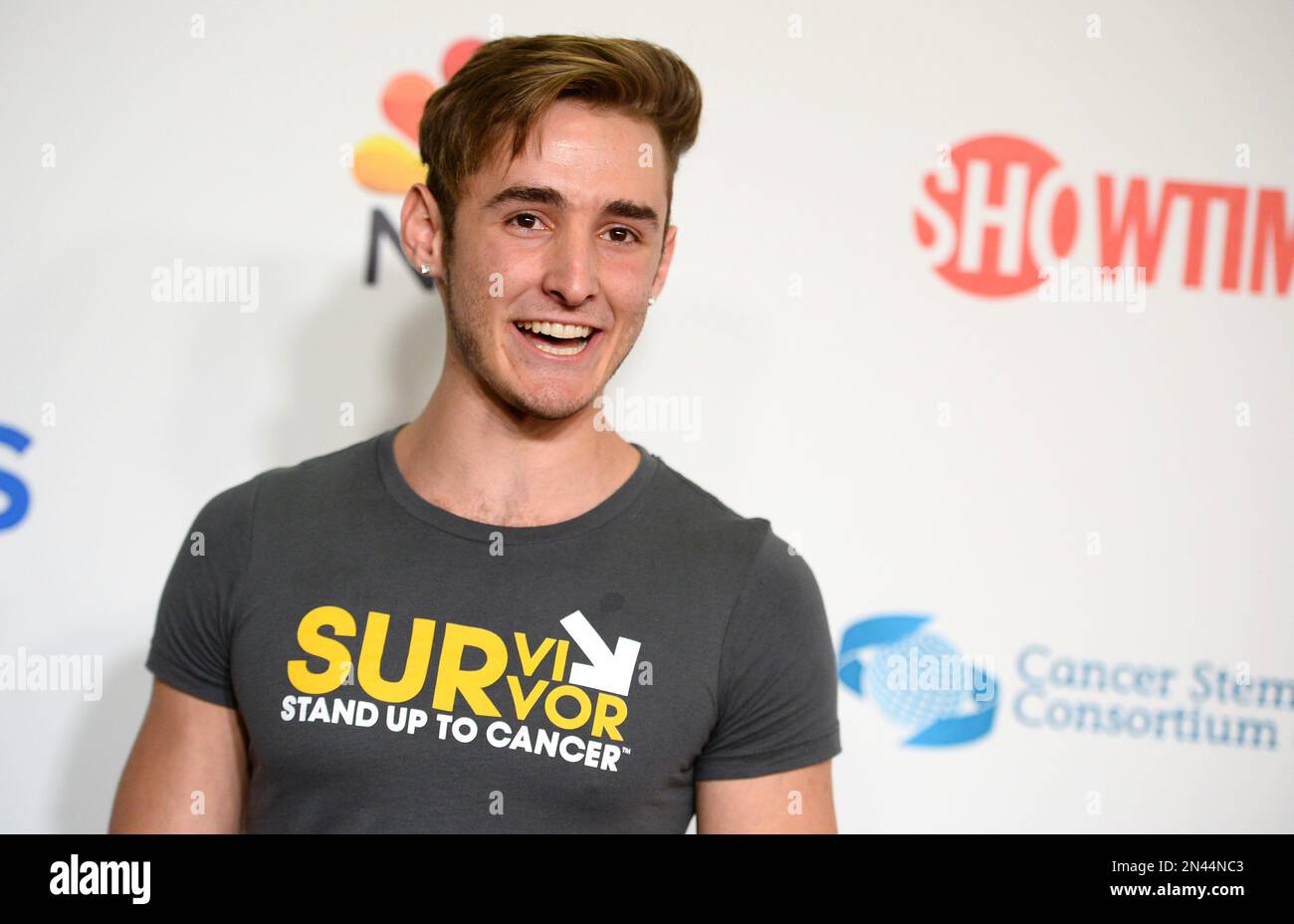 David Perre arrives at the 4th Annual Stand Up 2 Cancer Live Benefit at ...