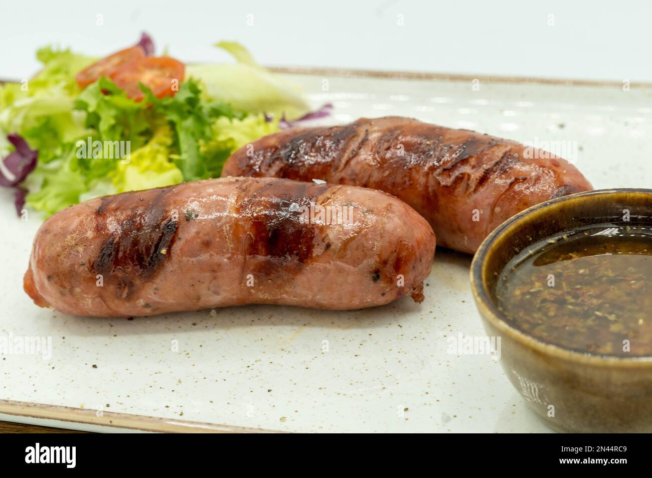 Typical grilled Creole chorizo made of Argentine meat Stock Photo - Alamy