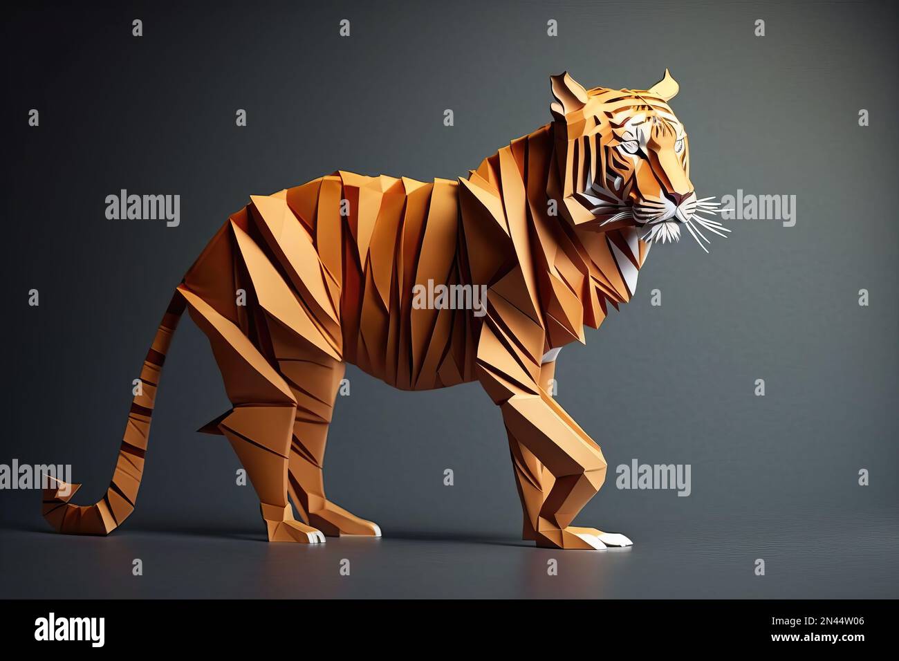 Origami tiger hi-res stock photography and images - Alamy