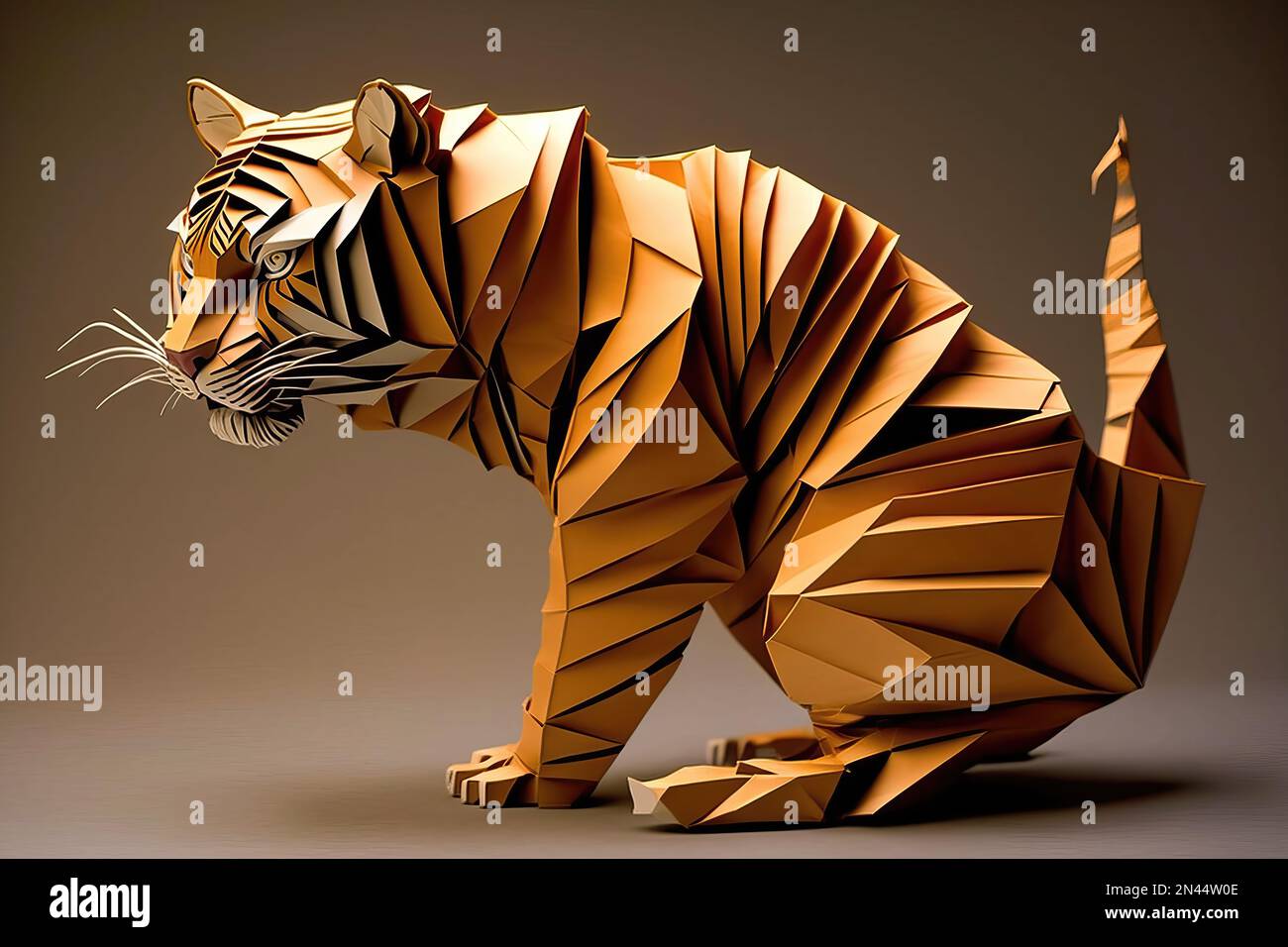 Origami tiger hi-res stock photography and images - Alamy
