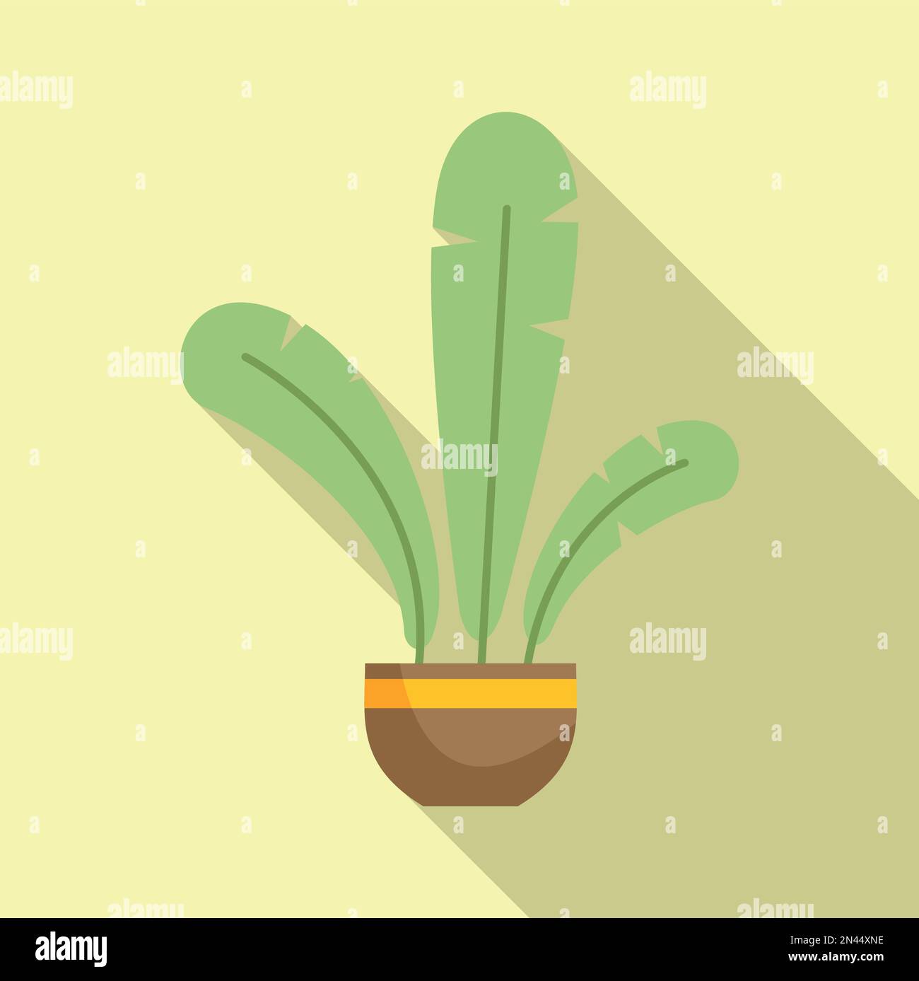 Long leaves succulent Stock Vector Images - Alamy