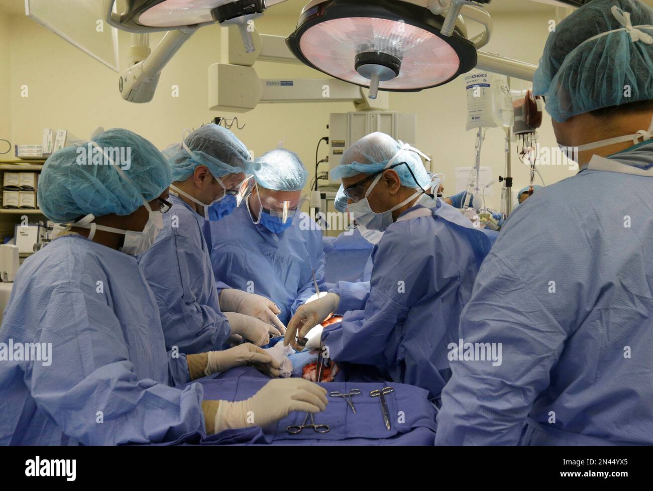 In this Aug. 6, 2014 photo, Dr. Faran Bokhari, head of the trauma ...