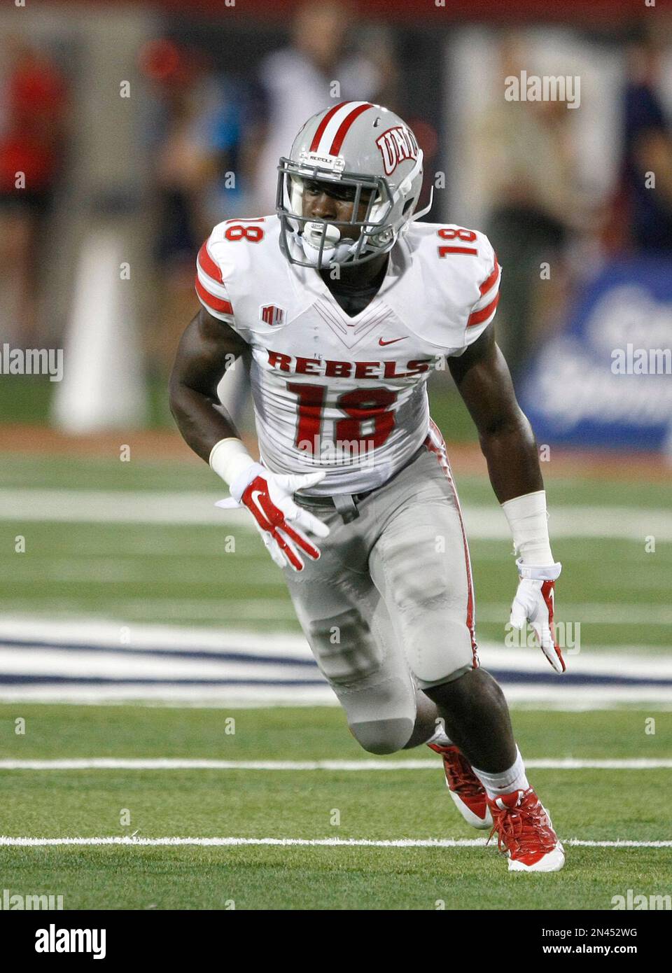 UNLV wide receiver Marcus Sullivan (18) against Arizona during the ...