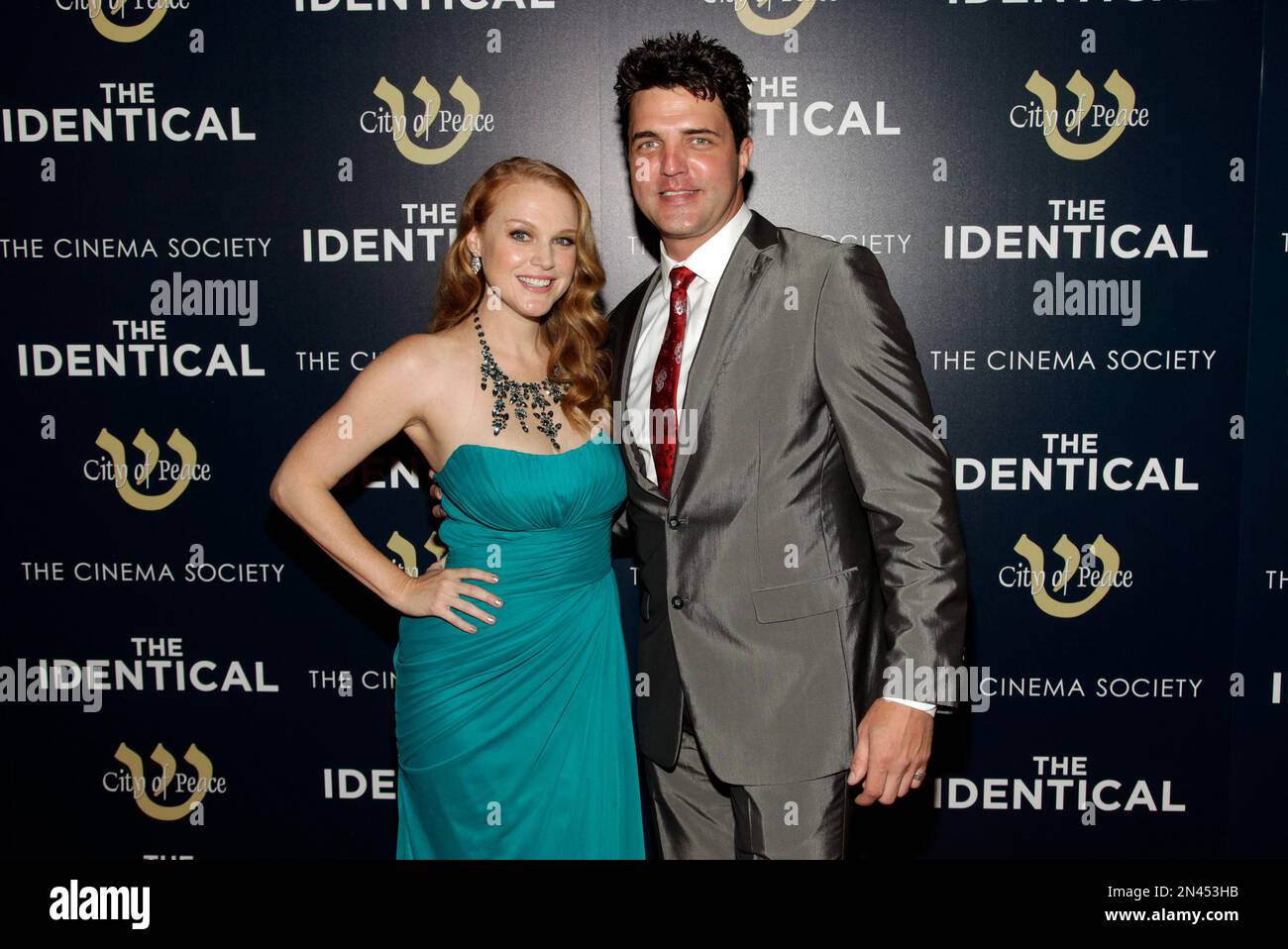 Actress Erin Cottrell, left, and actor Blake Rayne, attend the premiere ...