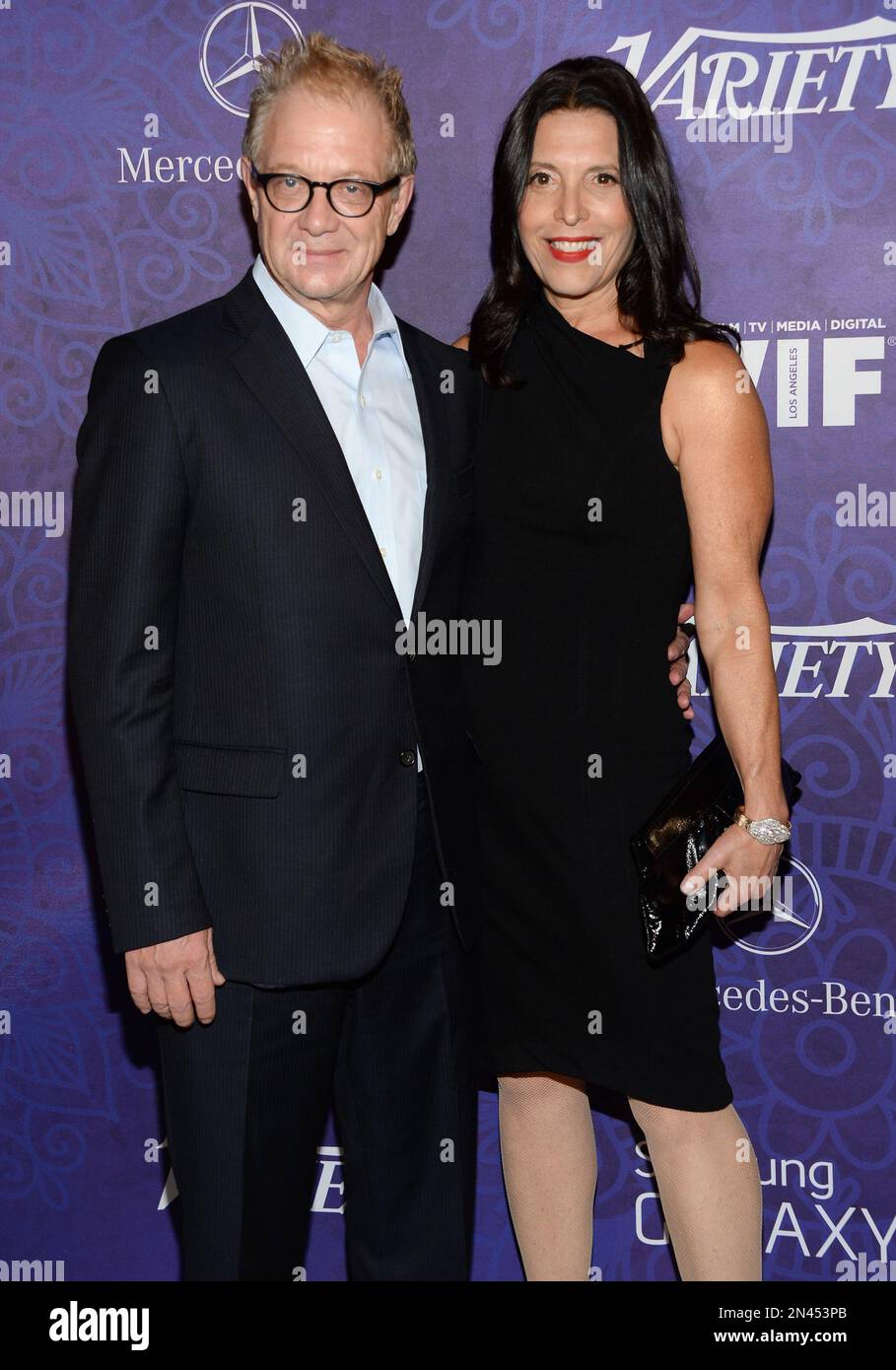 Jeff Perry and wife Linda Lowy arrive at Variety and Women in Film's ...