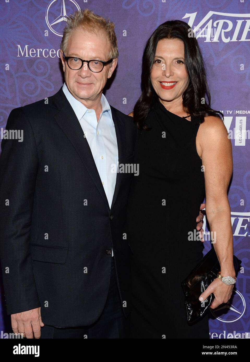 Jeff Perry and wife Linda Lowy arrive at Variety and Women in Film's ...