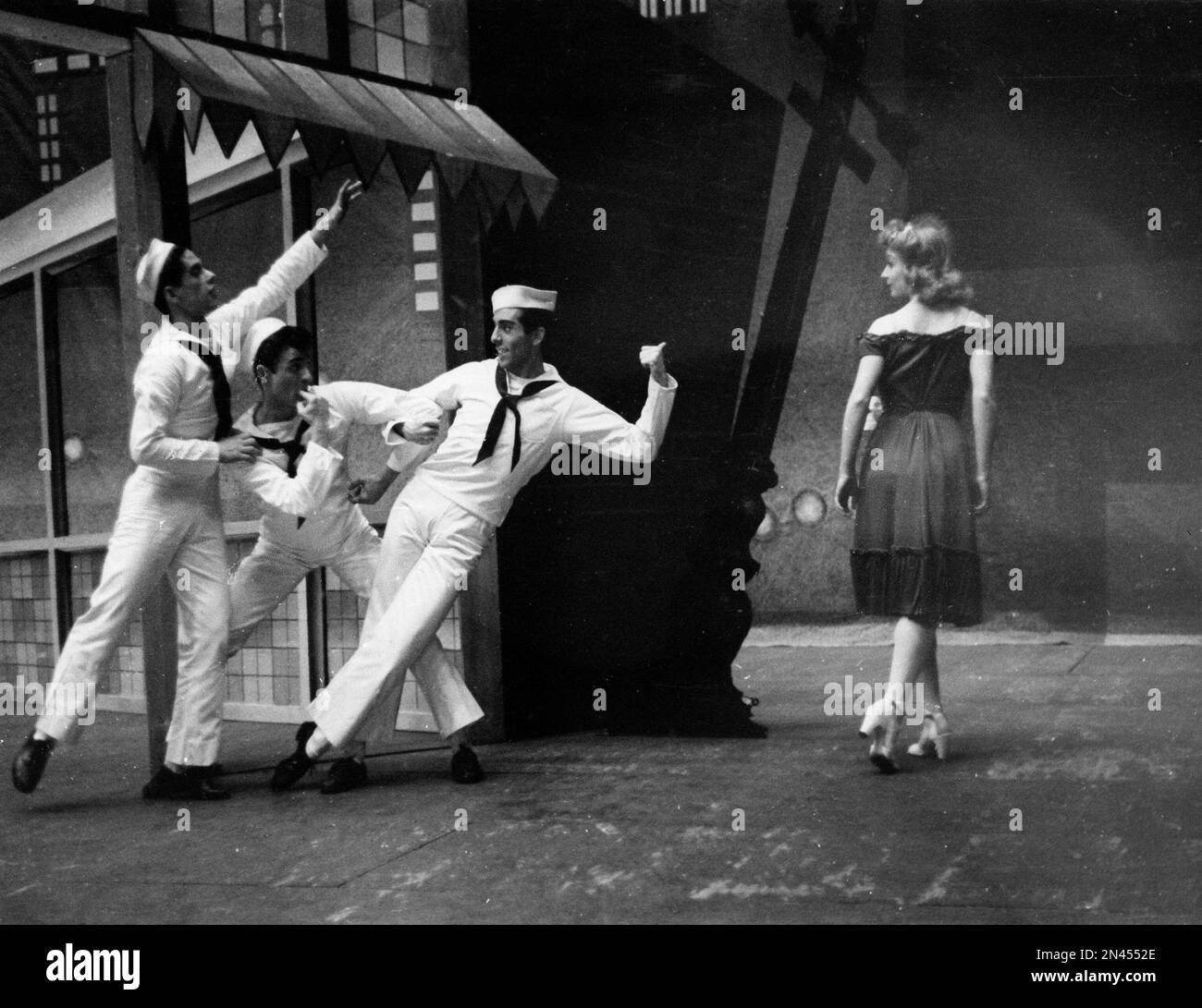 This is a scene from Jerome Robbins' ballet at the Metropolitan Opera ...