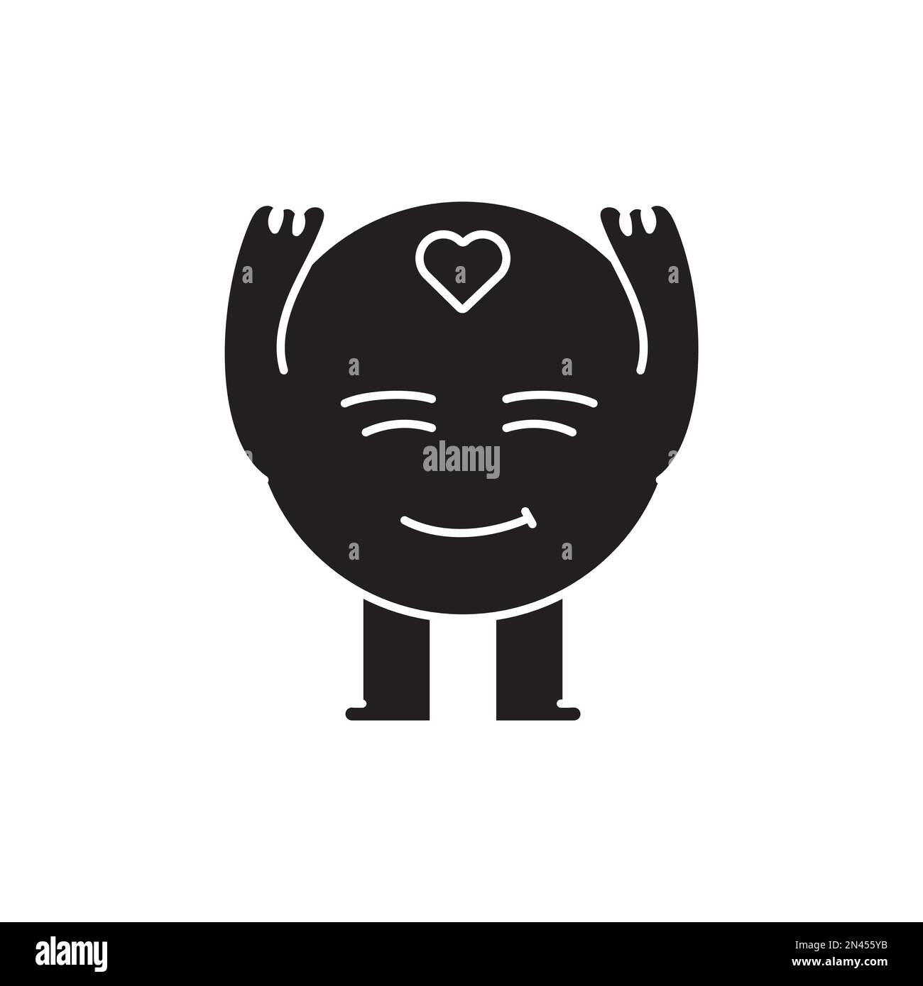 Smile planet color line icon. Ecology. Pictogram for web page, mobile ...