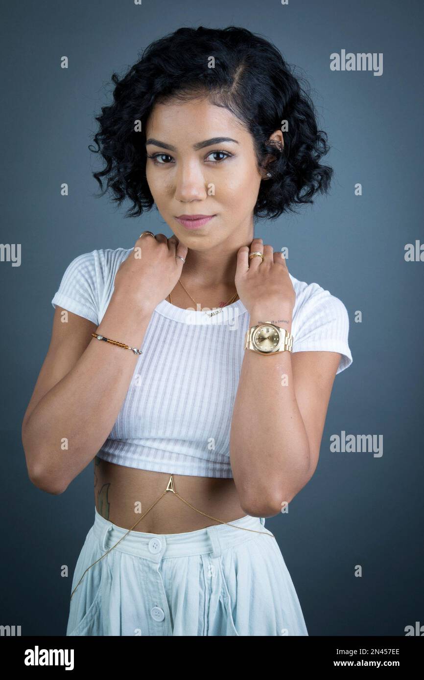 American singer-songwriter Jhene Aiko poses for a portrait, on Tues ...