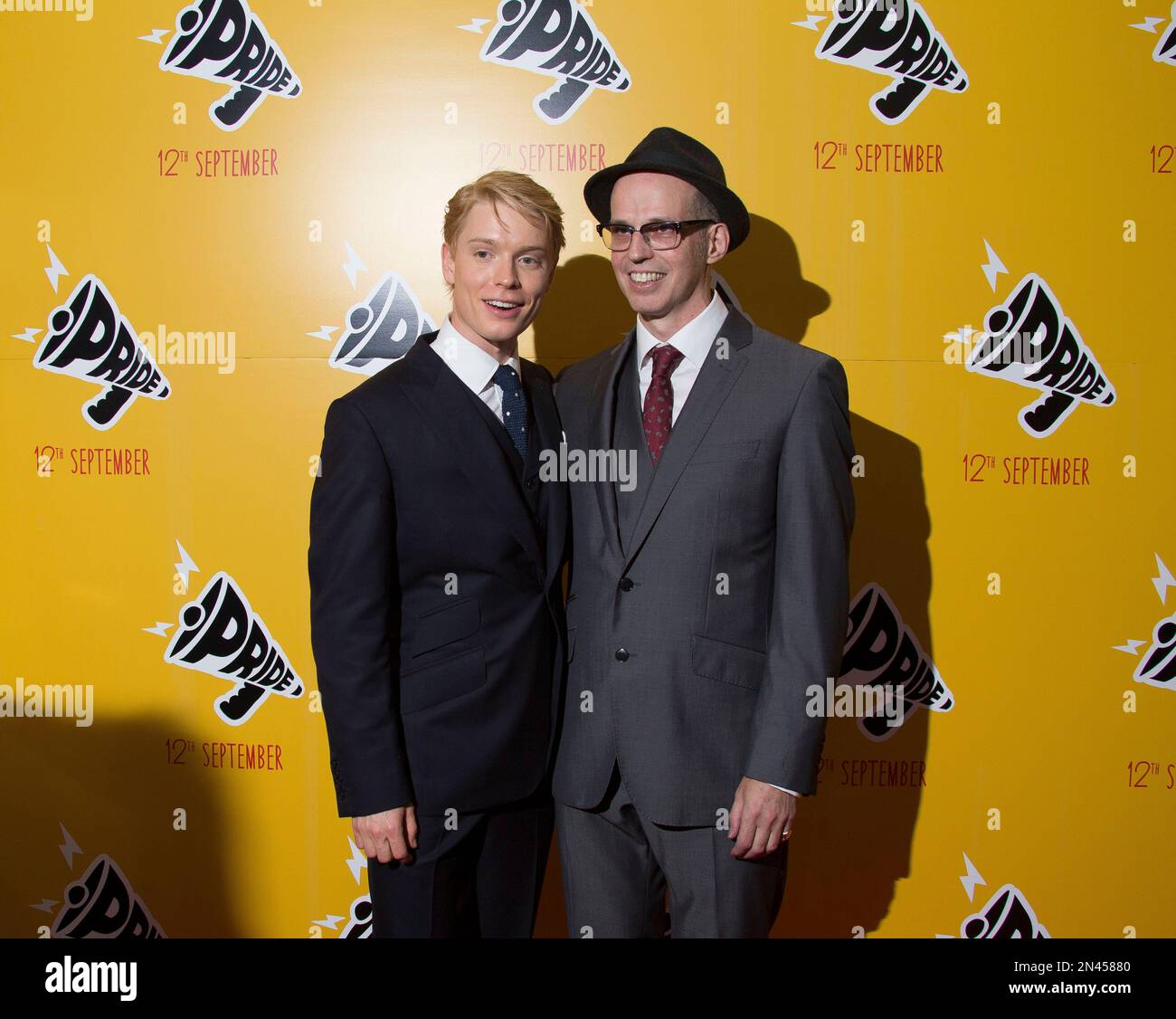 Freddie Fox and Jeff Cole arrive for the premiere of the film 'Pride ...