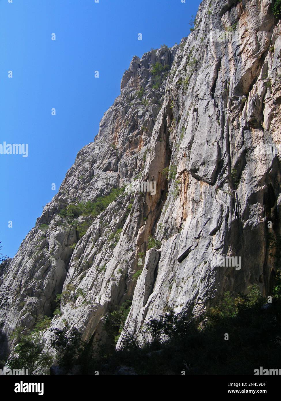 Velika Paklenica gorge, Velebit mountains, Croatia Stock Photo - Alamy