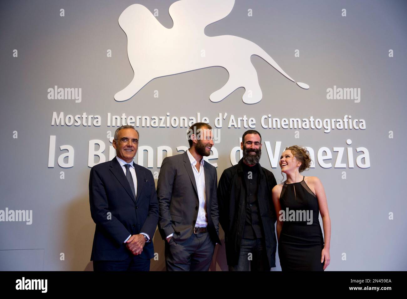 From left, Festival director Alberto Barbera, actor Benjamin Dilloway ...