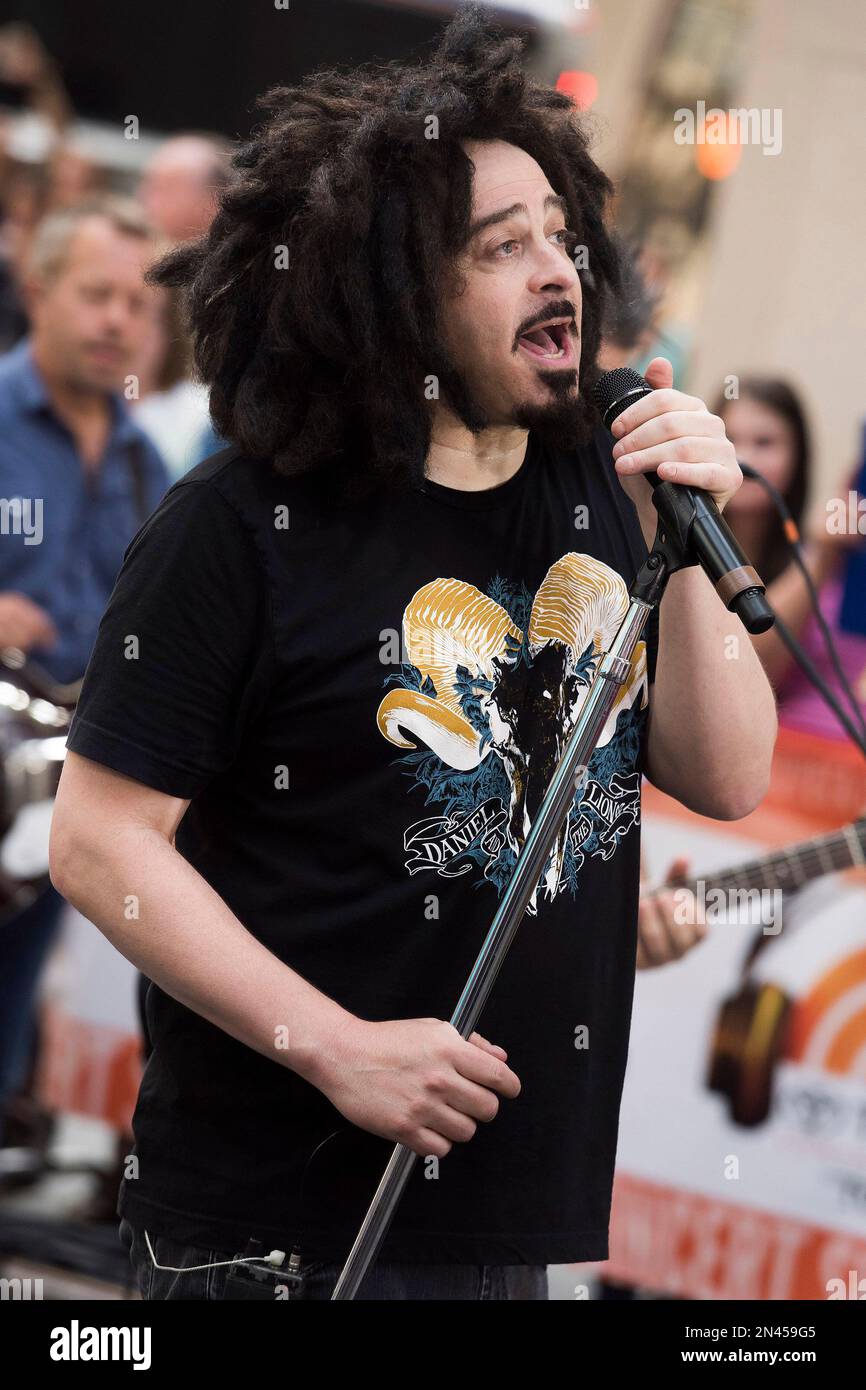 Adam Duritz from the band Counting Crows performs on NBC's "Today" show ...
