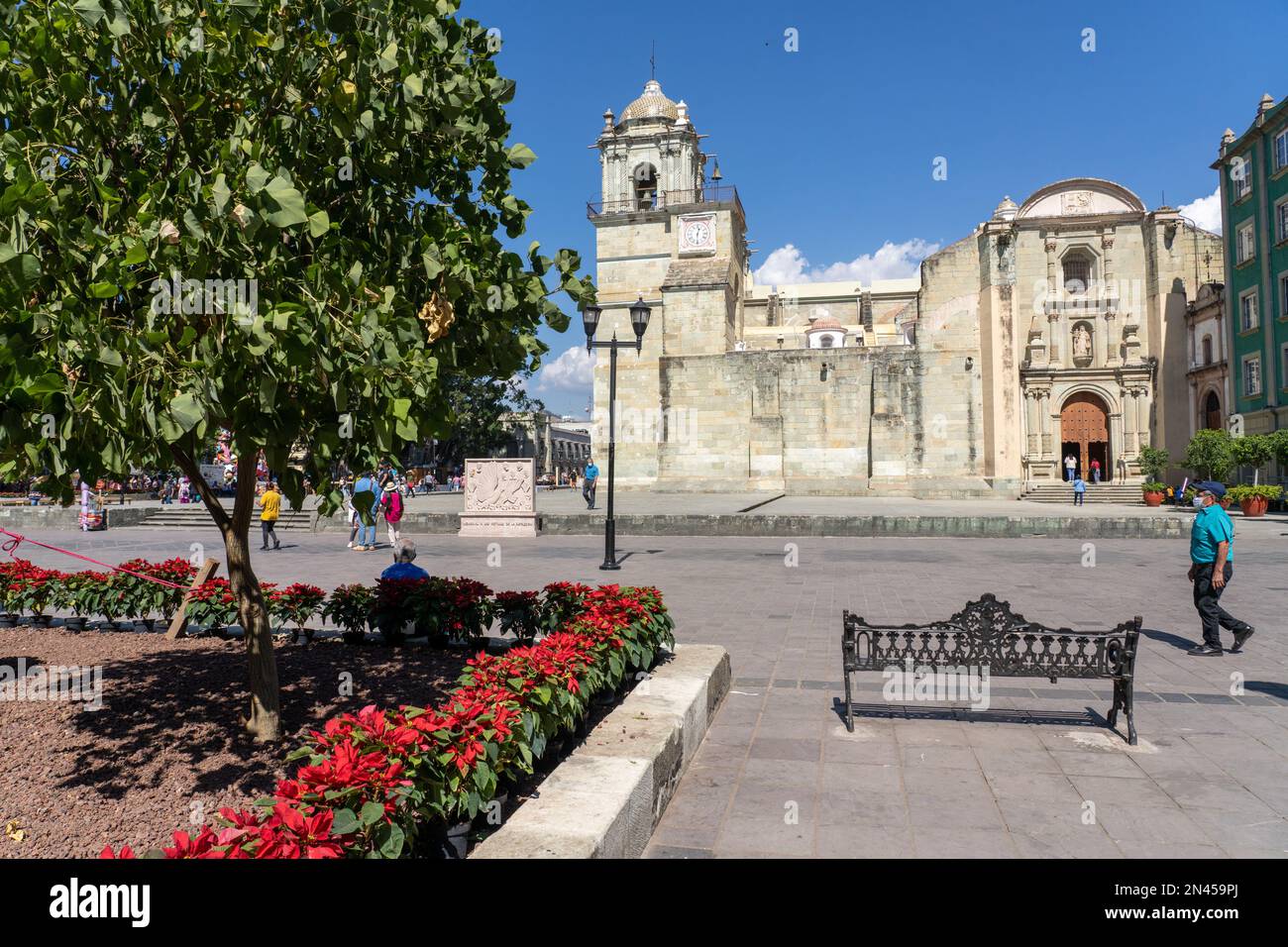 Zocalo Oaxaca Mexico The Zocalo Or Plaza In Oaxaca Mexico Stock Photo