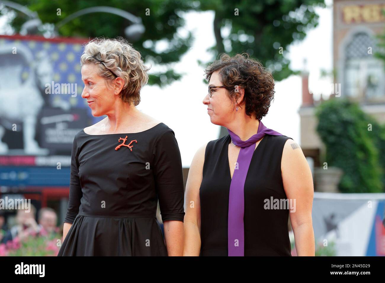 Actress Frances McDormand, left, and director Lisa Cholodenko arrive ...