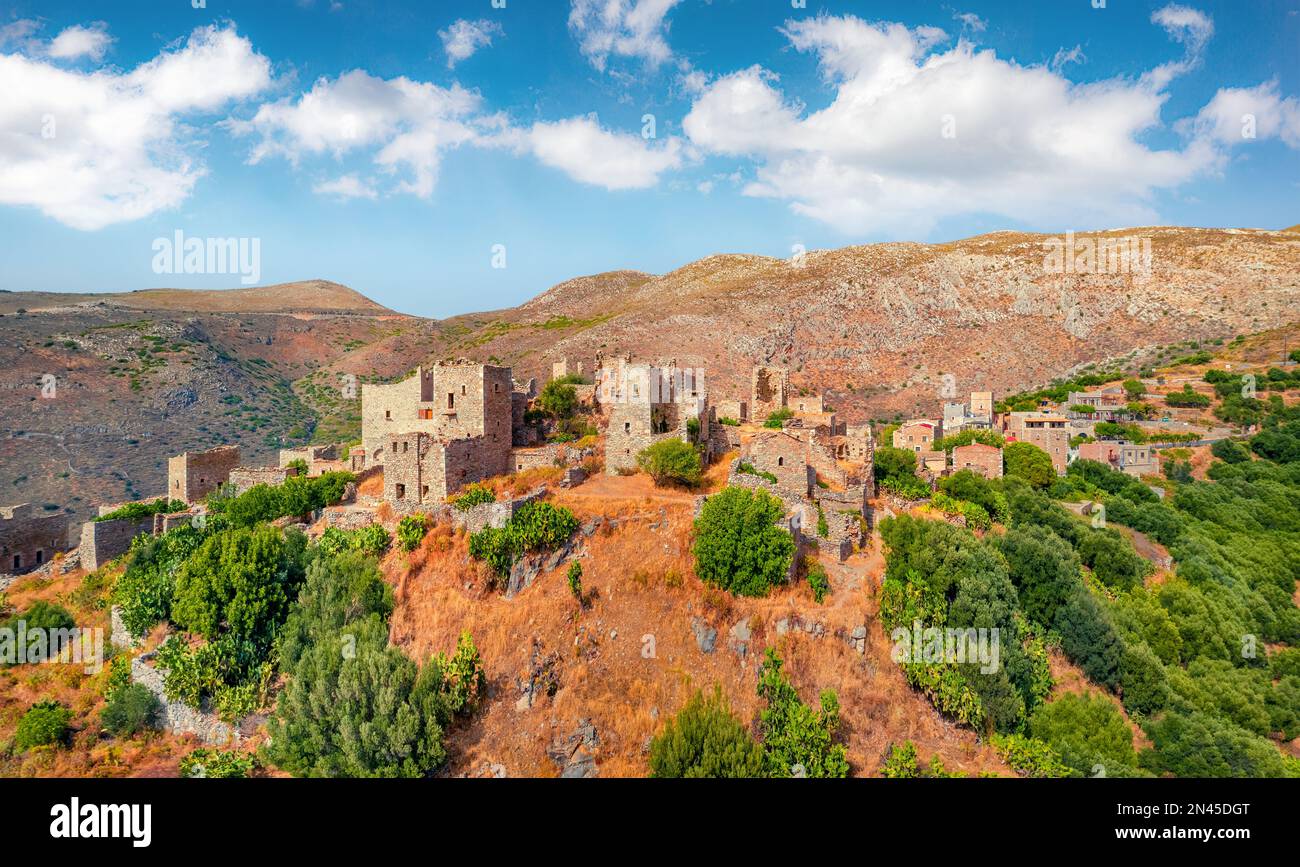 Greek fortress mani hi-res stock photography and images - Alamy