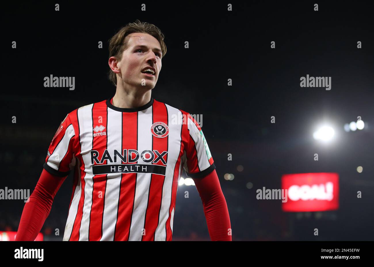 Sheffield, England, 7th February 2023. Sander Berge of Sheffield Utd ...