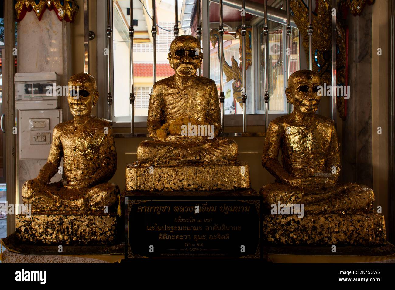 Buddhist saint holy arhat or Buddhism noble monk arahant statue for ...