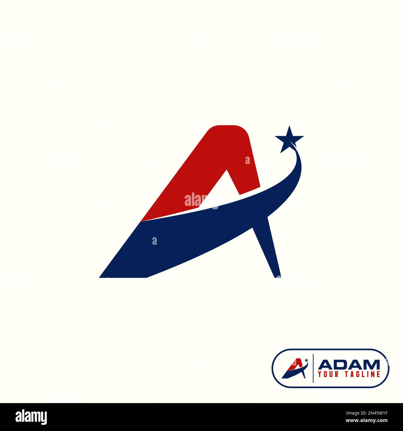 Letter or word A font with cutting and star image graphic icon logo design abstract concept ...