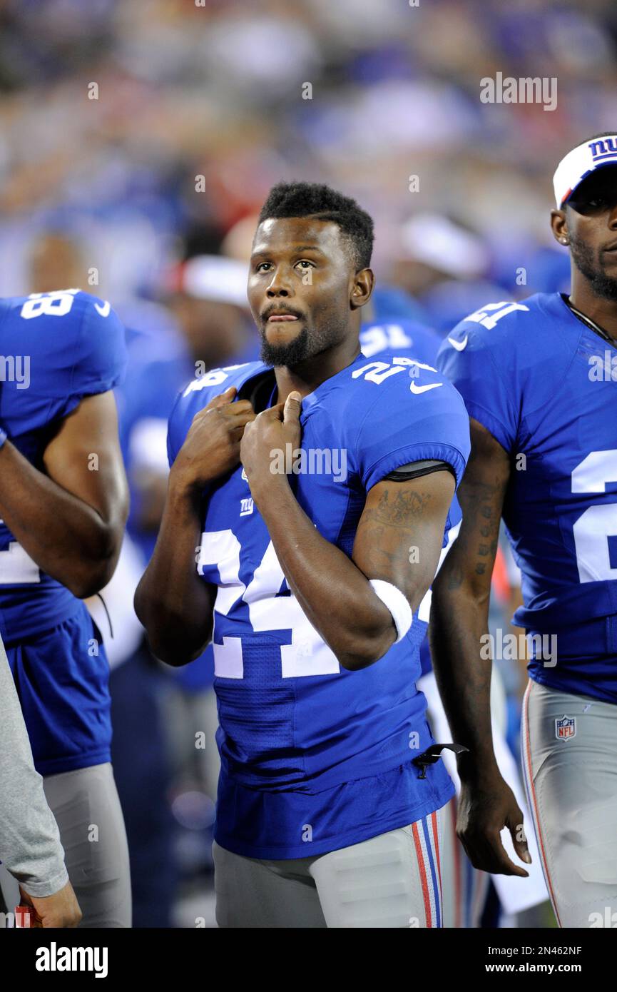 New York Giants' Walter Thurmond on the sidelines during the second ...