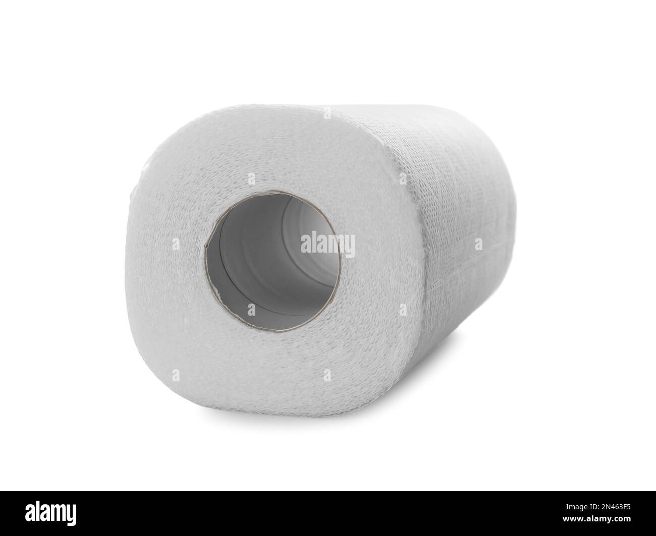 Roll of paper tissues isolated on white Stock Photo - Alamy