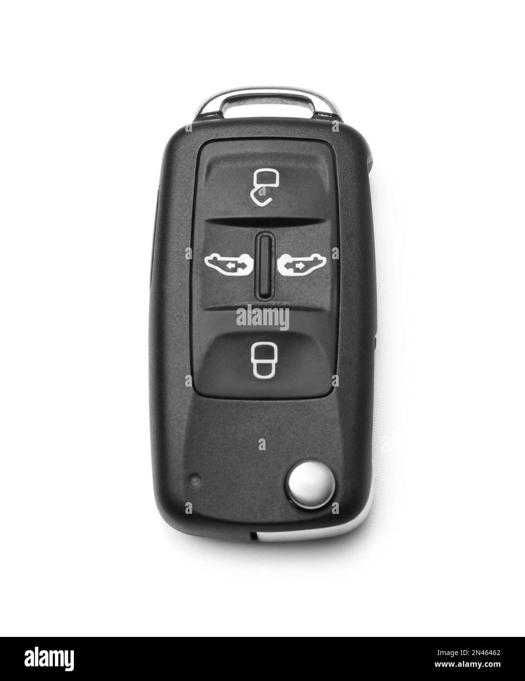 Modern car flip key isolated on white Stock Photo - Alamy