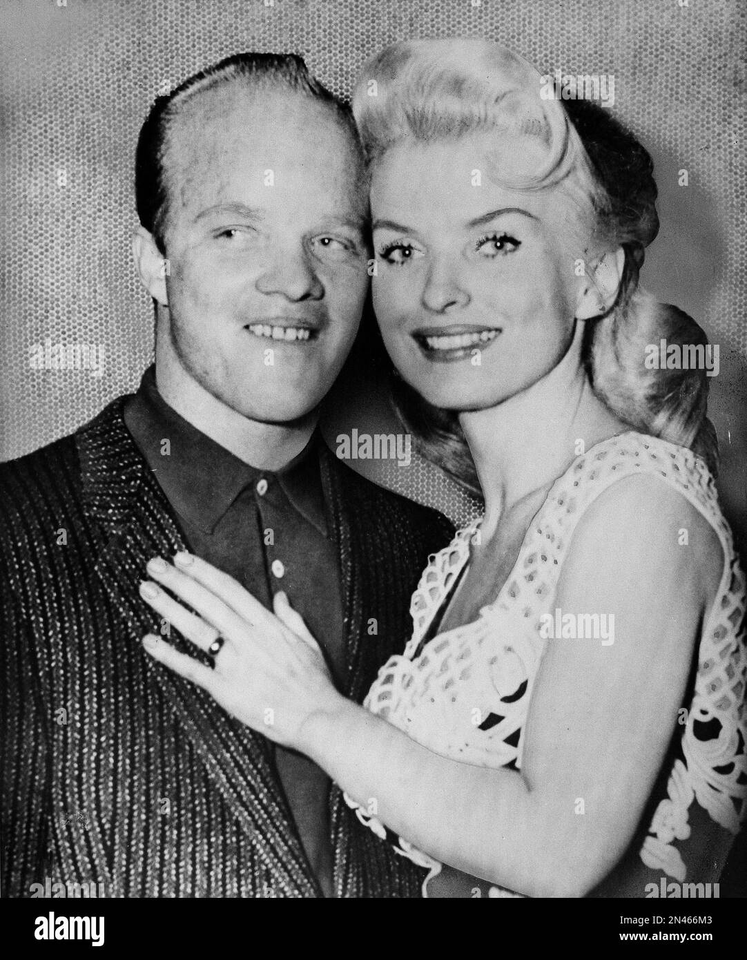 Dennis Crosby and his wife, the former Pat Sheehan, a dancer, are shown in this May 19, 1959 ...