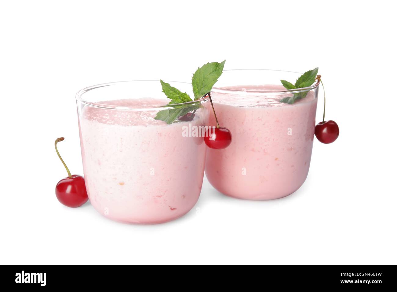 Fresh milk shakes cherry hi-res stock photography and images - Alamy