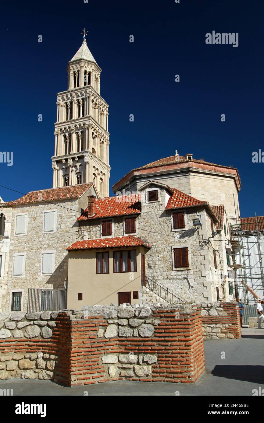 Cathedral of Saint Domnius, Split, Croatia Stock Photo - Alamy
