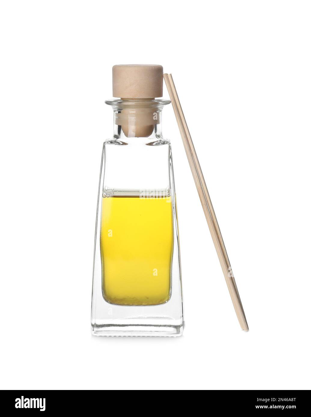 Aromatic air reed freshener on white background Stock Photo - Alamy