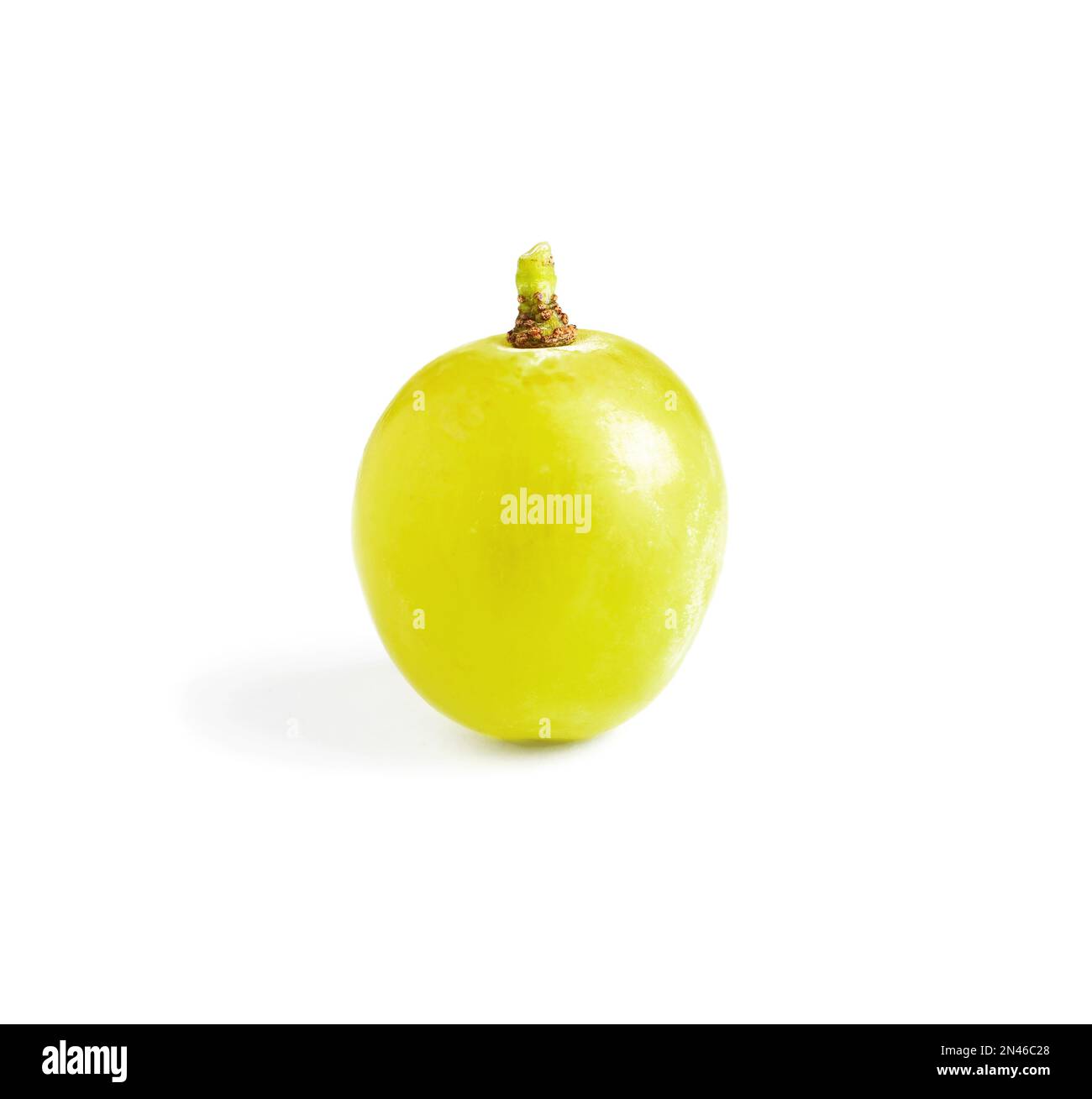 Delicious ripe green grape isolated on white Stock Photo - Alamy