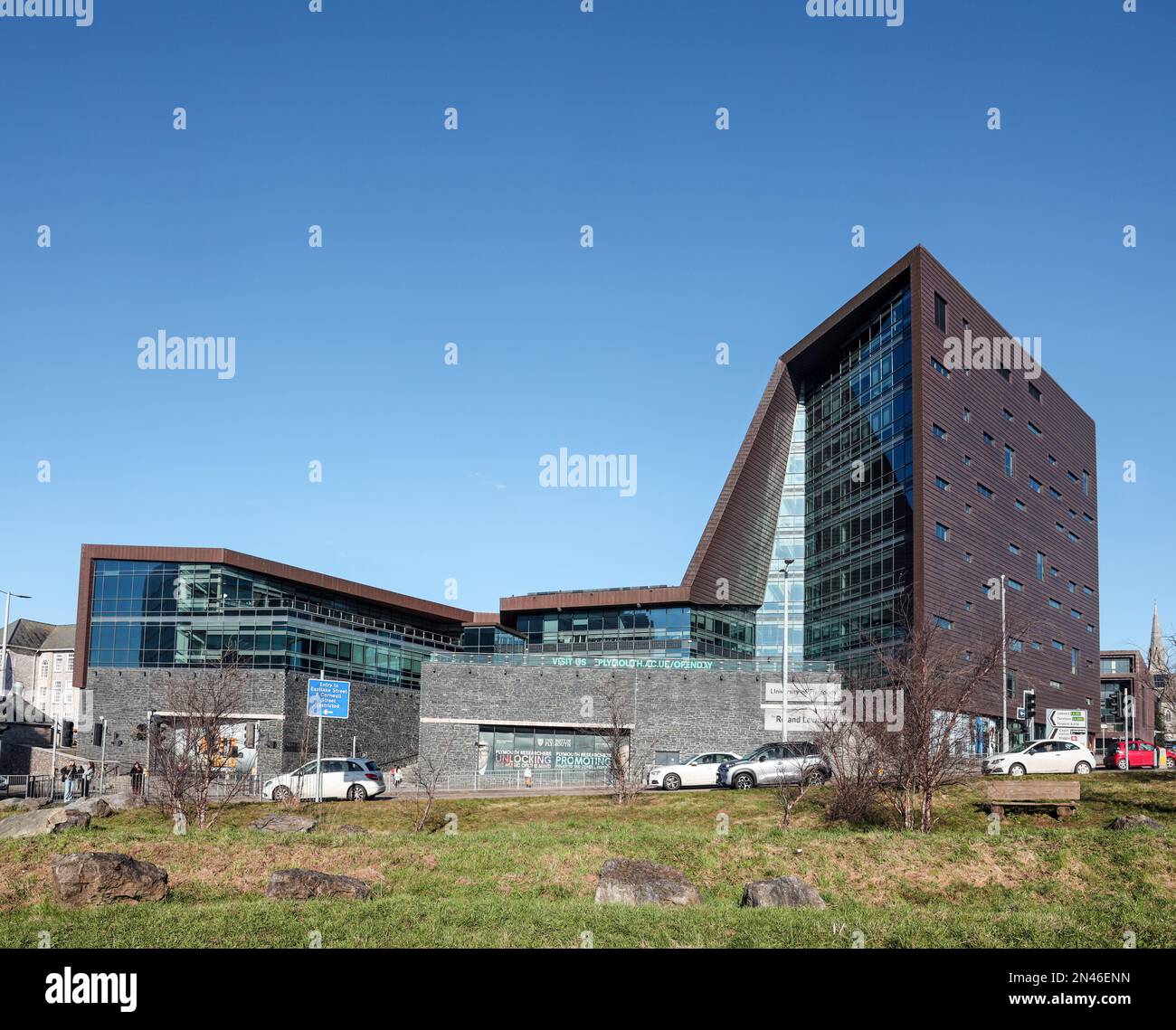 The Roland Levinsky Building at the University of Plymouth UK. Drake ...