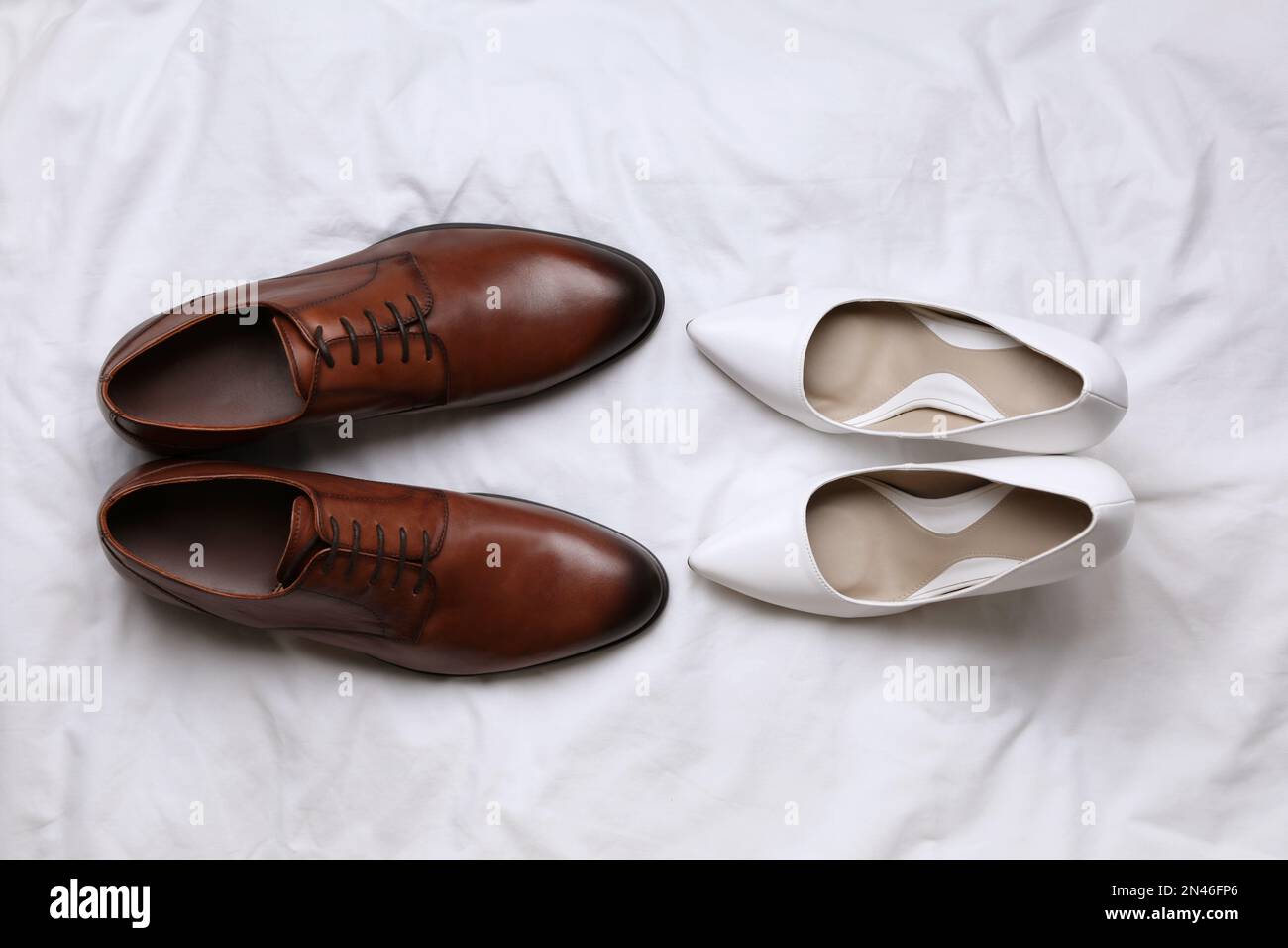 Wedding shoe flat lay hi-res stock photography and images - Alamy
