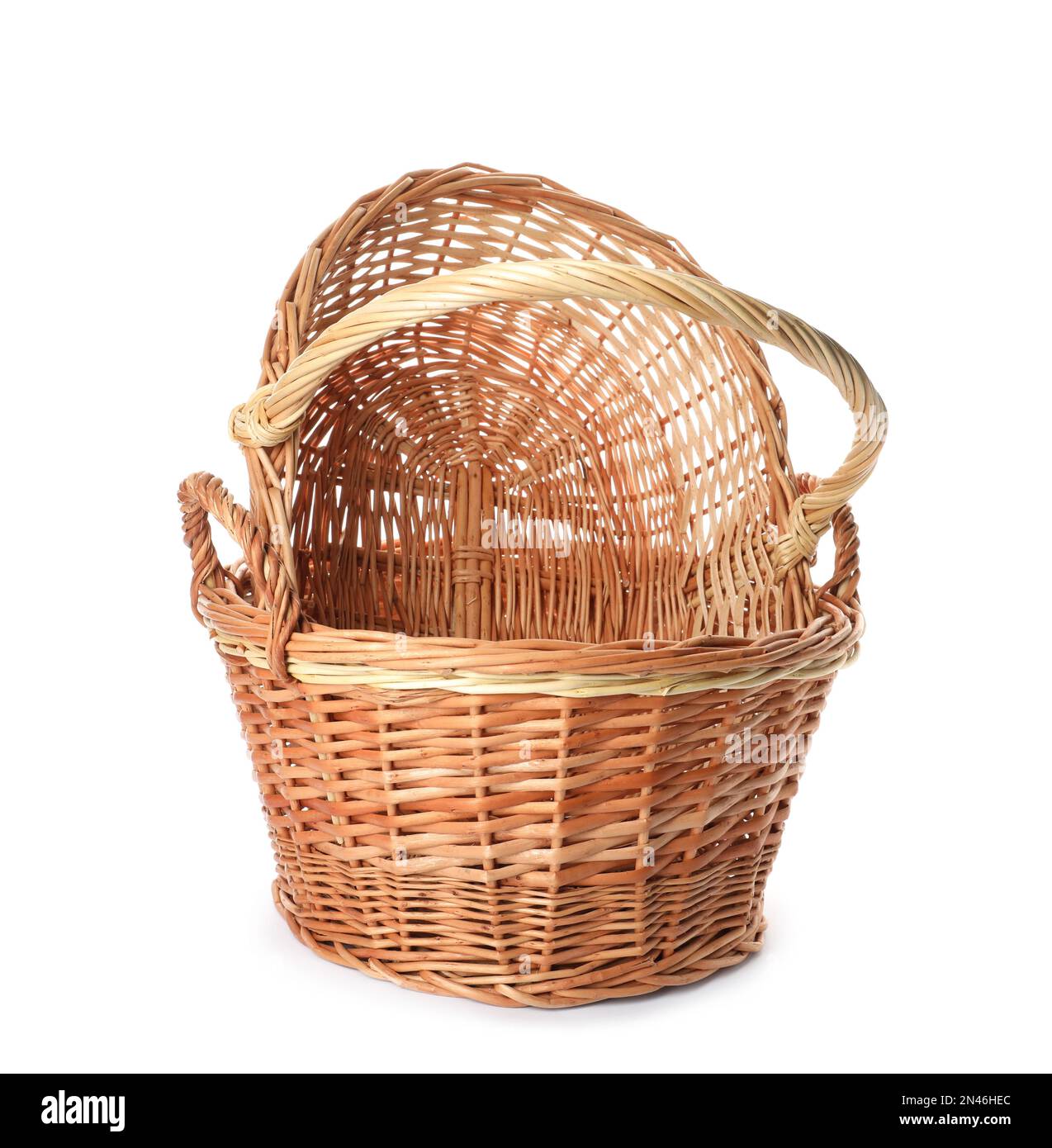 Two picnic baskets Cut Out Stock Images & Pictures - Alamy