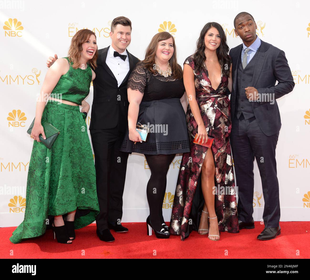 Vanessa Bayer, Taran Killam, Aidy Bryant, Cecily Strong, and Jay ...