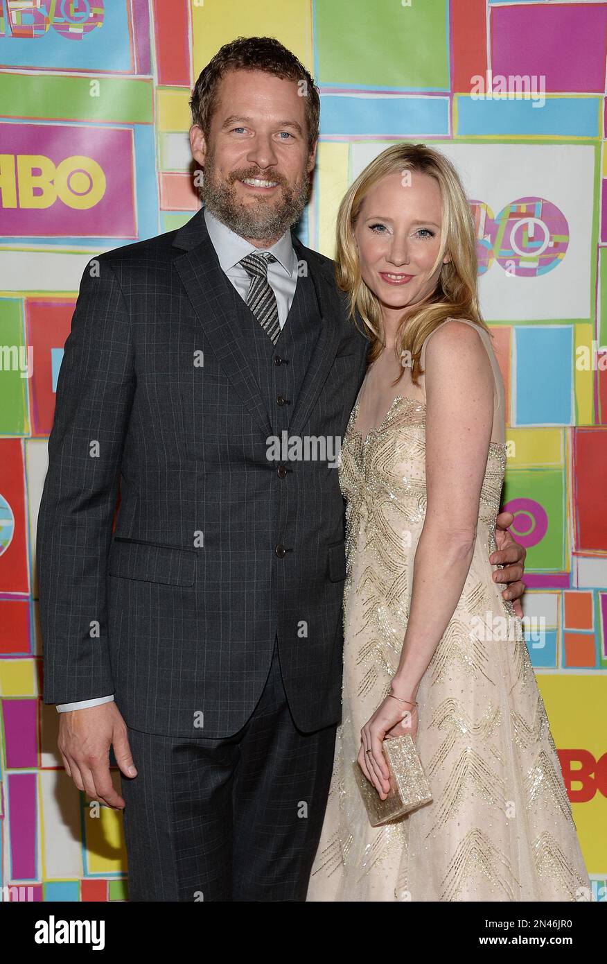 Actress Anne Heche and boyfriend James Tupper arrive at HBO's Post Emmy ...