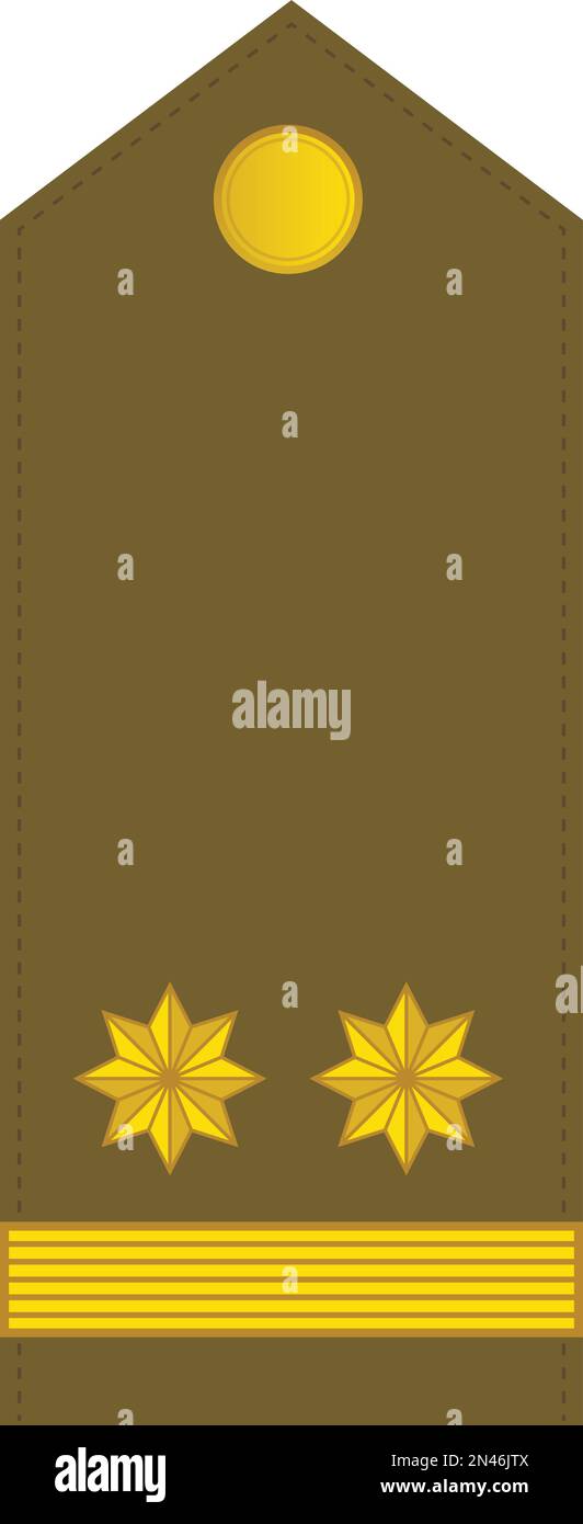 Shoulder pad military NATO officer insignia of the Macedonian ...