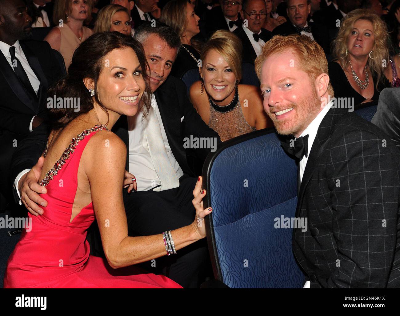 EXCLUSIVE - Minnie Driver, and from left, Matt LeBlanc, Melissa ...