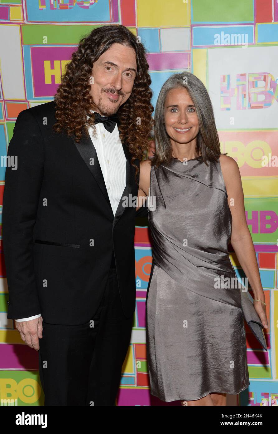 "Weird Al" Yankovic and wife Suzanne Krajewski arrive at HBO's Post ...