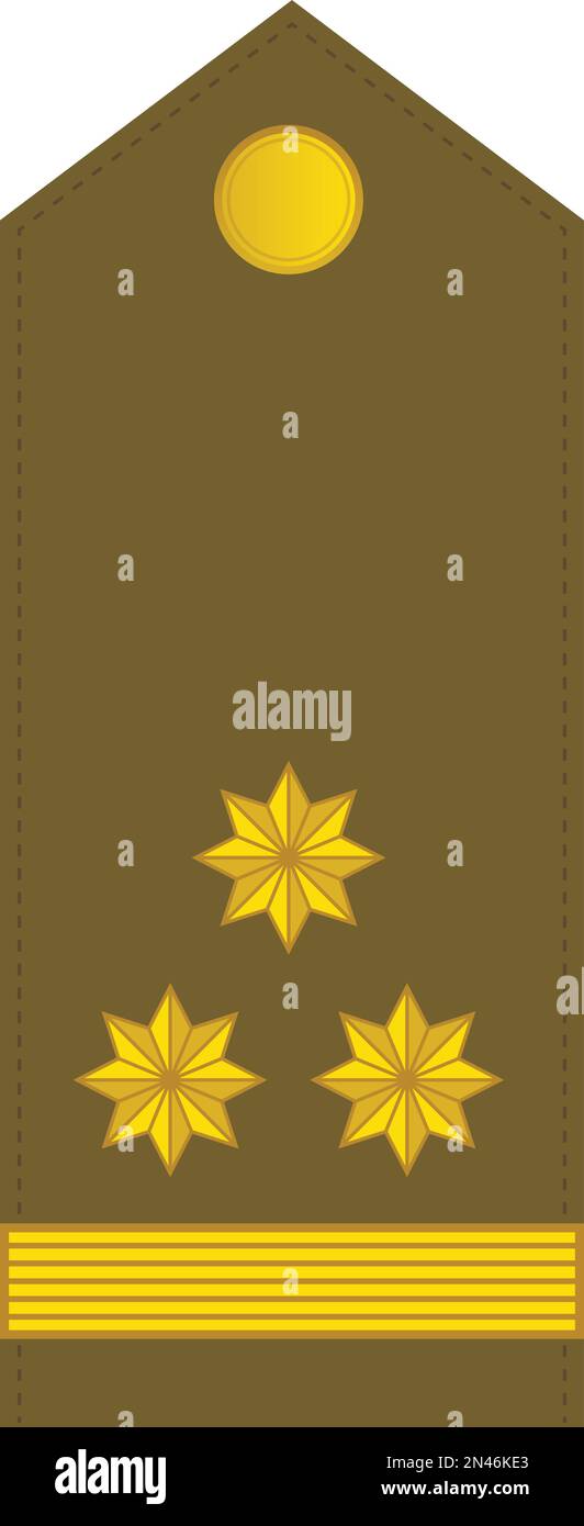 Shoulder pad military NATO officer insignia of the Macedonian POLKOVNIK ...