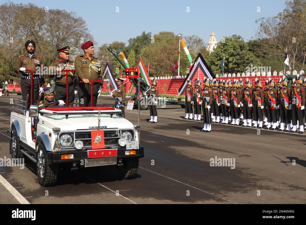 INDIA, JABALPUR, 8th FEBRUARY : Lieutenant General Yogendra Dimri ...