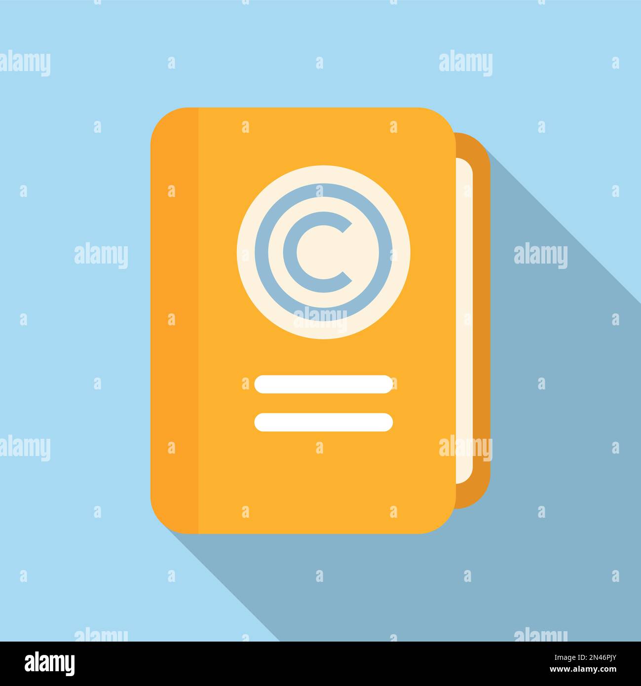 Brand ambassador folder icon flat vector. Social media. Pr business ...