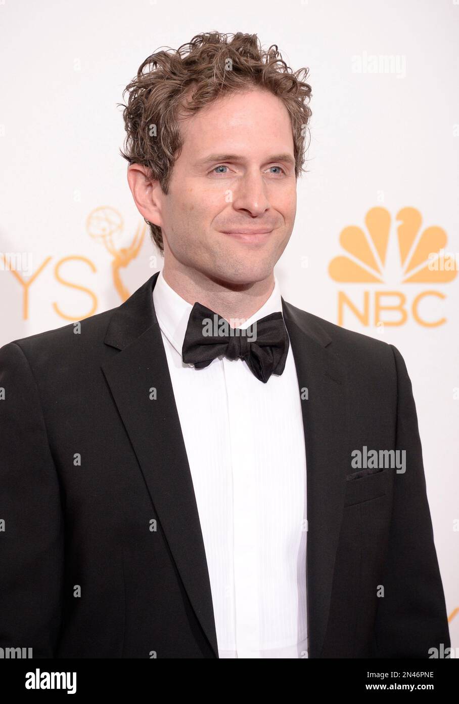 Glenn Howerton poses in the press room at the 66th Primetime Emmy ...