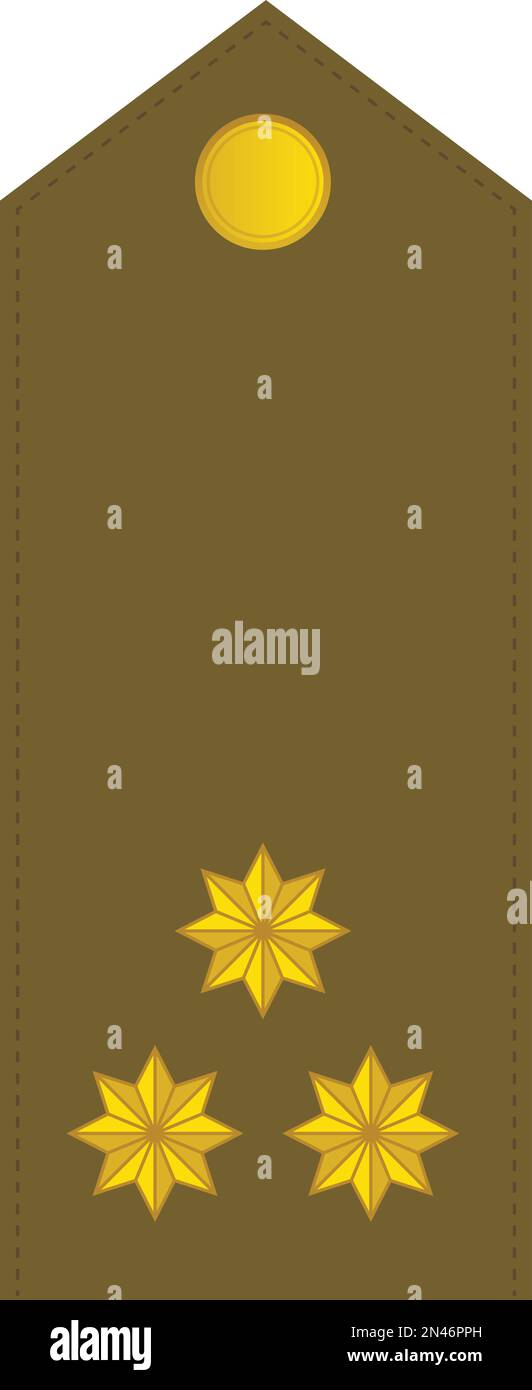 Shoulder pad military NATO officer insignia of the Macedonian KAPETAN ...